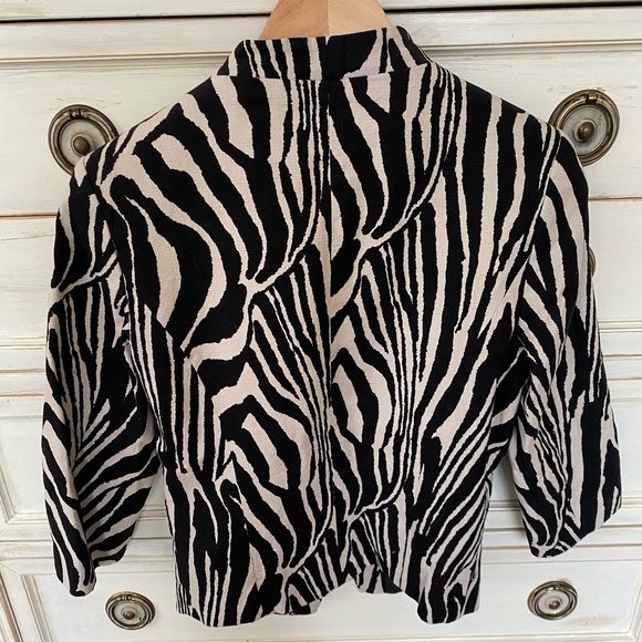 H&M | Jackets & Coats | Hm Zebra Print Jacket | Poshmark